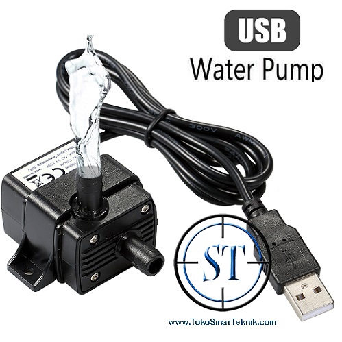 Jual Pompa Air Mini USB Dc 3.5-9V Micro Aquarium Submersible Water Pump ...