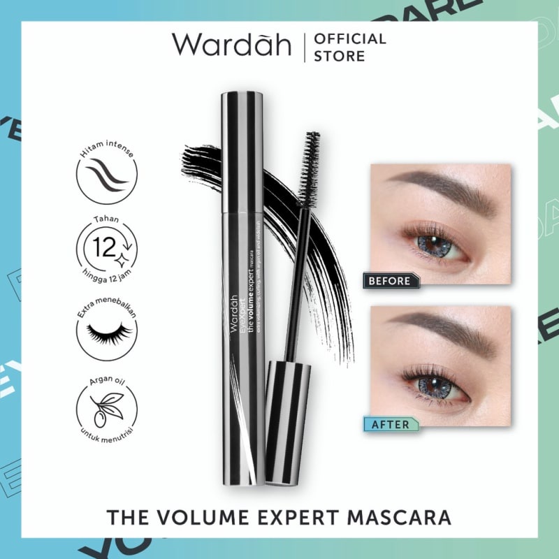 Jual Wardah EyeXpert The Volume Expert Mascara - Mascara Waterproof ...