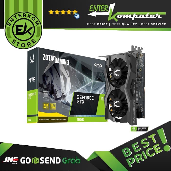 Jual Zotac GeForce GTX 1650 4GB DDR6 AMP Core | Shopee Indonesia