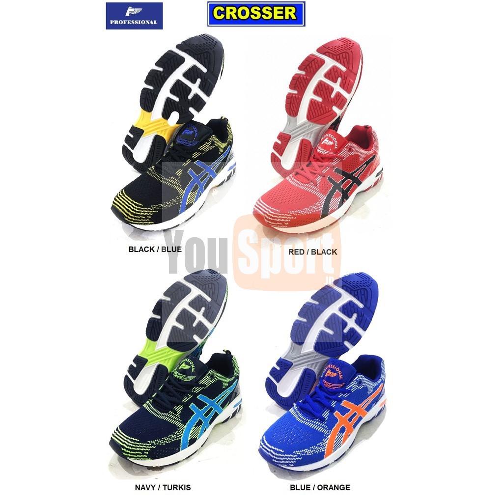 Jual Professional Crosser Sepatu Lari / Running Profesional | Shopee ...