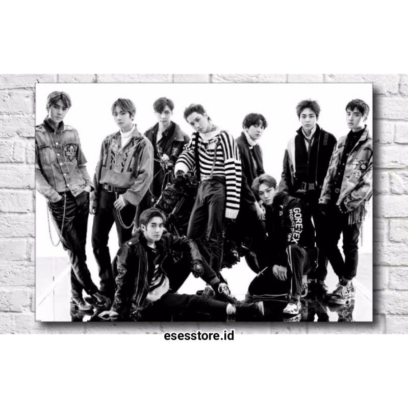 Jual Poster EXO Frame Kayu Solid A4 | Shopee Indonesia