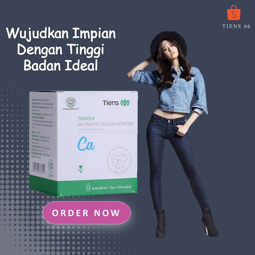 Jual Susu Kalsium Pertumbuhan Peninggi Badan Dewasa/ Susu Kalsium Tiens ...