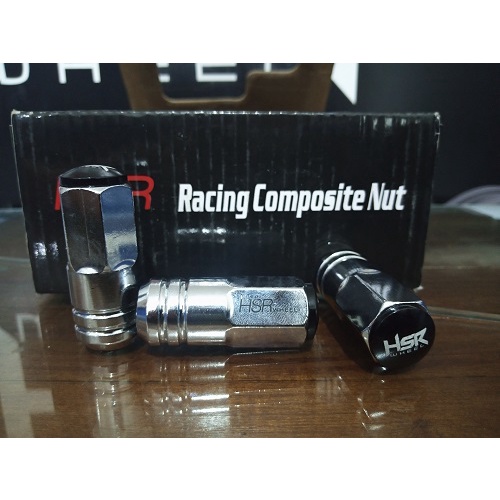 Jual Baut roda racing mur roda BAUT RODA HSR BLACK 1,5 | Shopee Indonesia