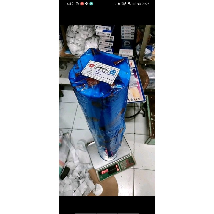 Jual Kain Keras M32 Per Roll Kain Kerah Lem Tangerine Staflex Staflex ...