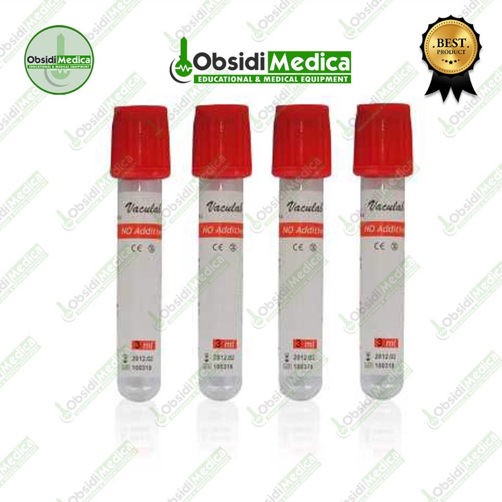 Jual Tabung Darah Vaculab Plain 3ml 3cc | Shopee Indonesia