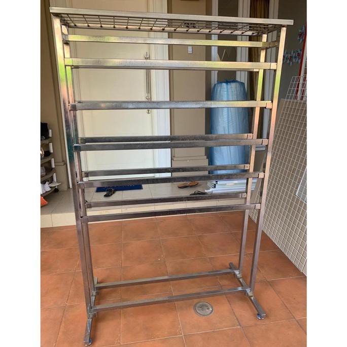 Jual Rak Display Rak Gantung Rak Besi Rak Kertas Kado Rak Besi Bisa ...