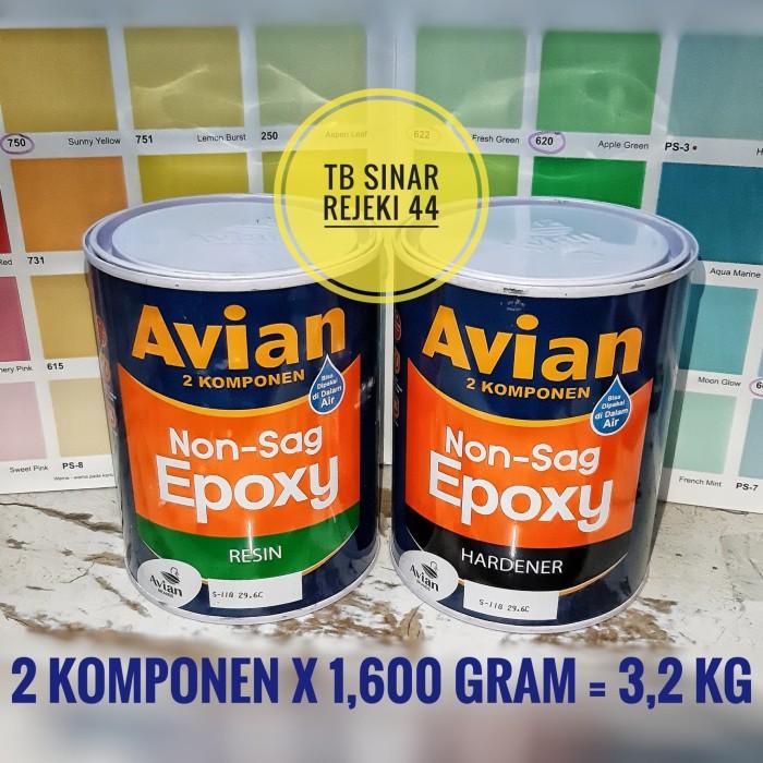 Jual Adhesive Avian Lem Epoxy Non Sag 2 Komponen X 1600 Gram Resin ...