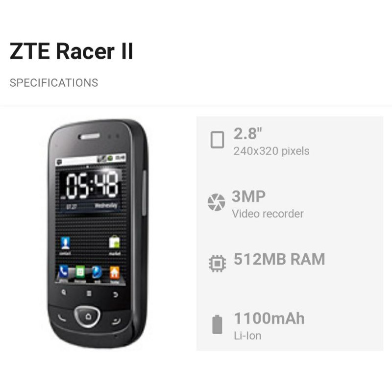 Jual Hp Murah ZTE RACER II | Shopee Indonesia