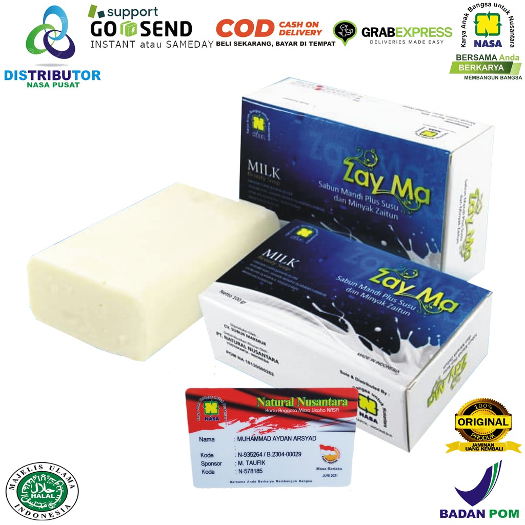 Jual Zayma Milk Beauty Soap - Sabun Mandi Plus Susu Dan Minyak Zaitun ...