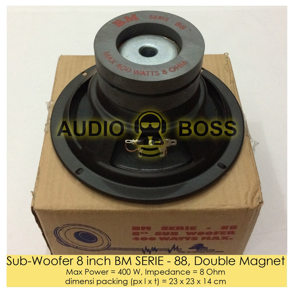 Jual Speaker Subwoofer 8 inch BM SERIE - 88 Double Magnet / Subwoofer 8” BM SERIE | Shopee Indonesia