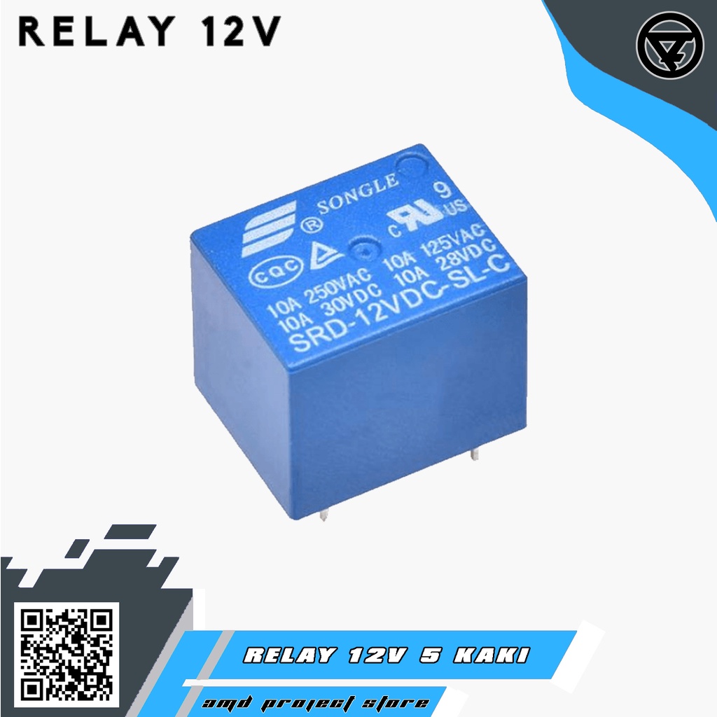 Jual Original Relay SRD-12VDC-SL-C Songle 12v 10A | Relay 12 VDC | Shopee Indonesia