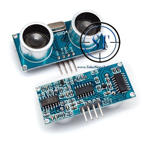 Jual Kit Sensor Ultrasonic Detektor Halangan Jarak Robotika Range ...