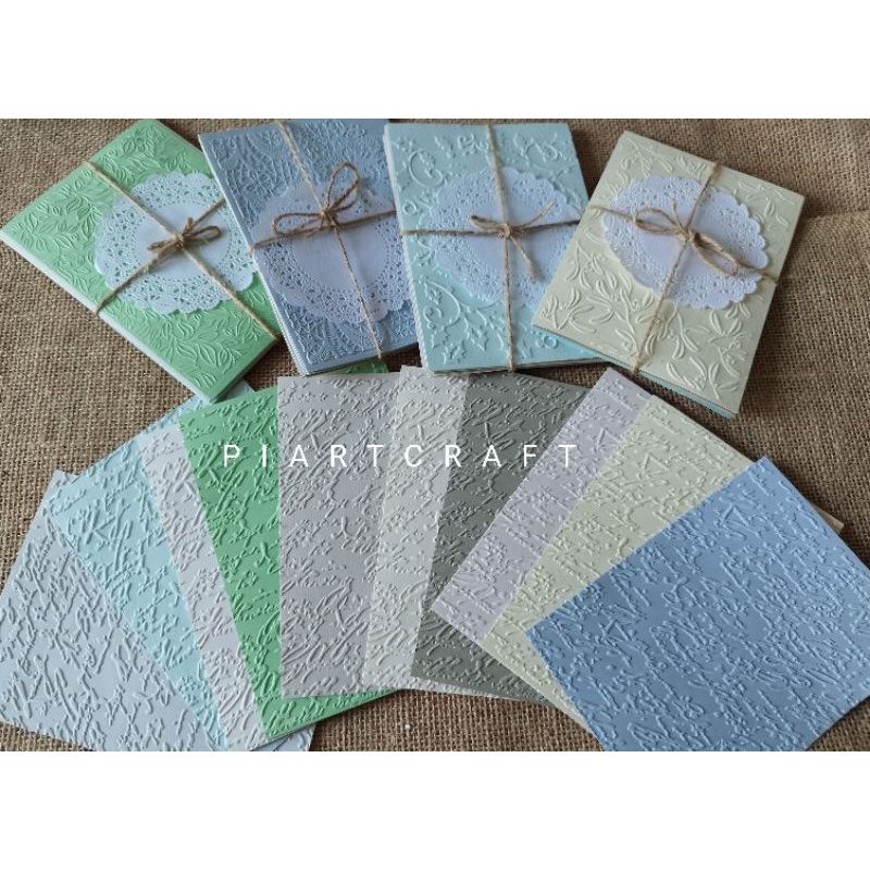 Jual Kertas background emboss (2) - DIY Scrapbook / journal / kartu ...