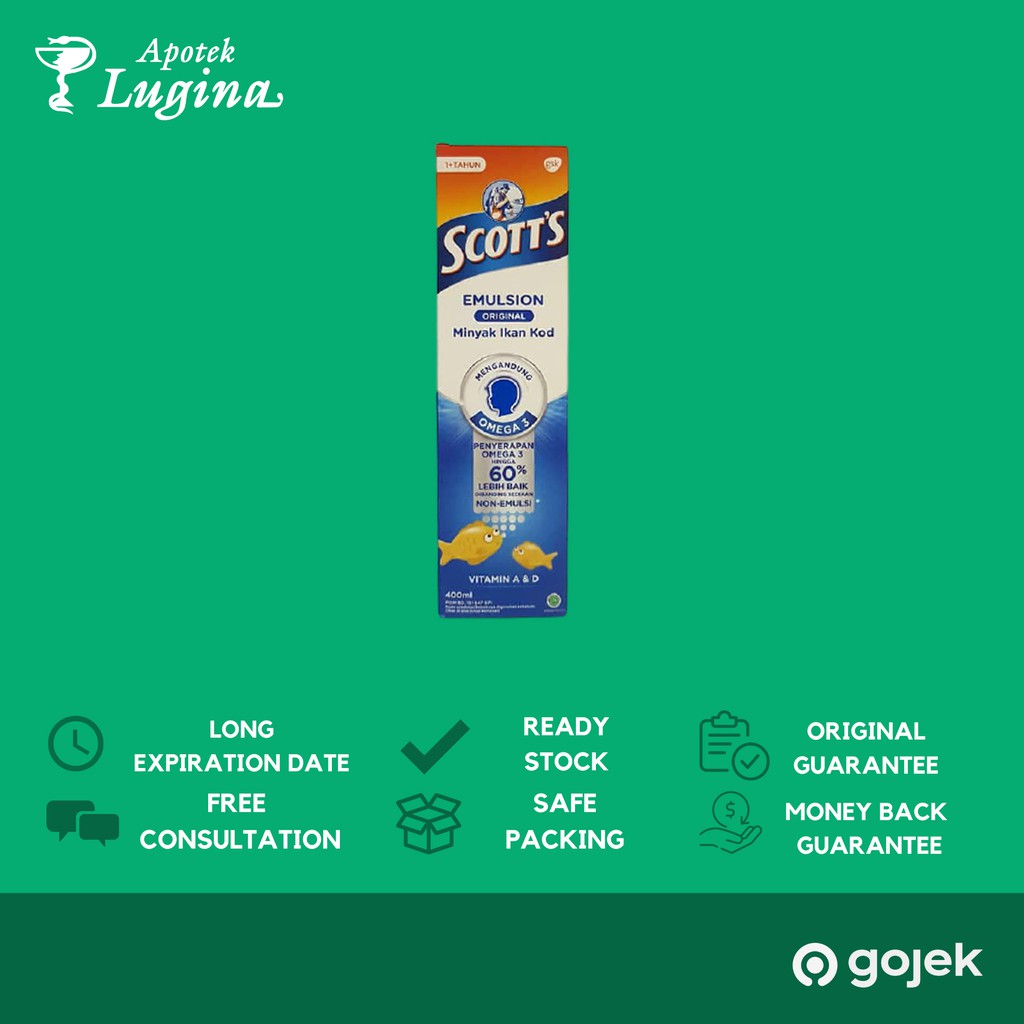 Jual Scott’s Emulsion Original – Isi 400ml | Shopee Indonesia