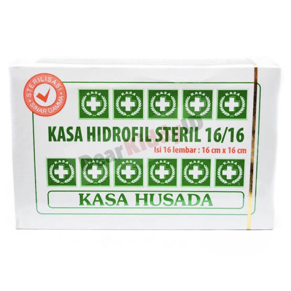 Jual Husada Kasa Steril 16 Lembar 16x16 Membalut Dan Merawat Luka Besar ...