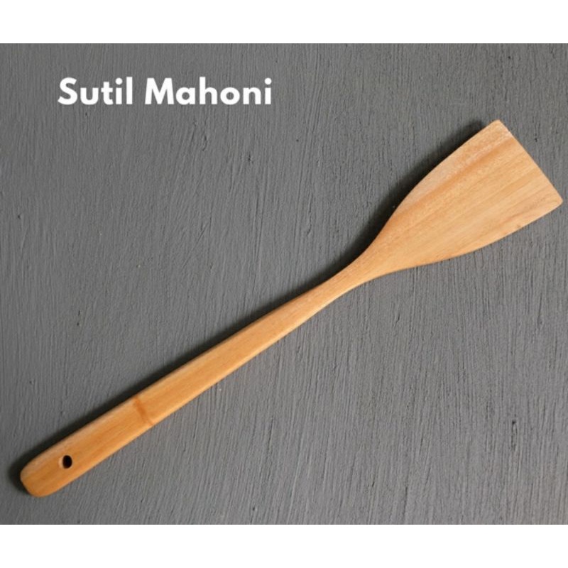 Jual Spatula Kayu Jati, Aren, Mahoni Stainless - Sutil -Sodet | Shopee ...