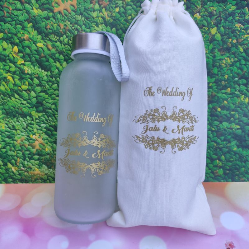 Jual Pesanan mba Nabilah botol doff + blacu sablon | Shopee Indonesia