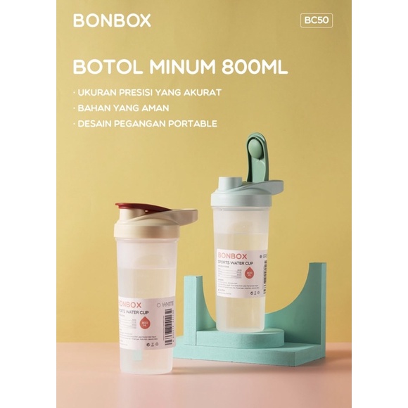 Jual BONBOX Botol Minuman - Sports Water Cup - Shaker Flimty - Flimeal ...