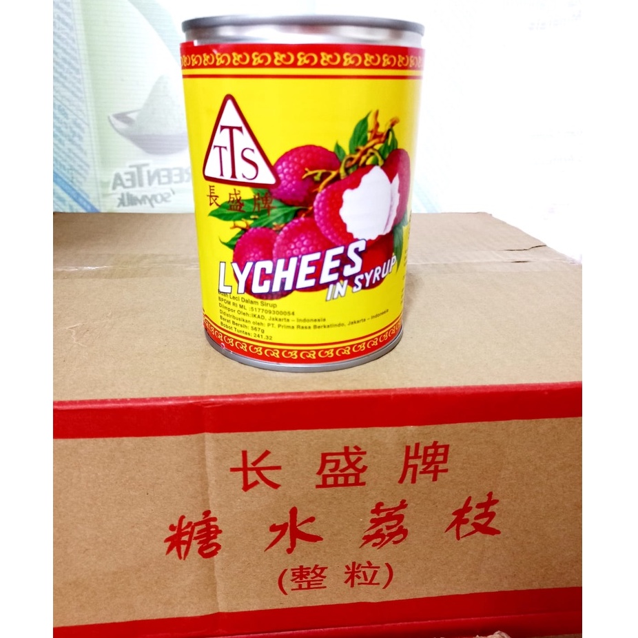Jual [ MURAH 1 DUS ] TTS Lychee in Syrup Buah Leci Kalengan Laici ...