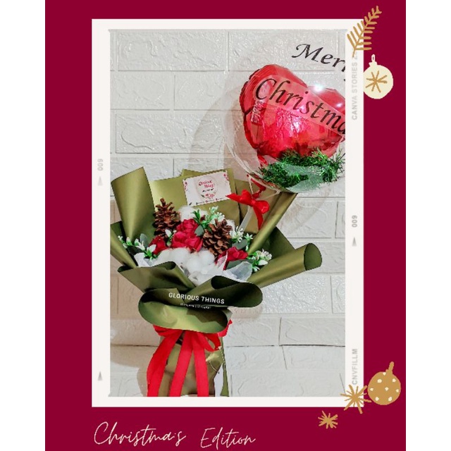 Jual balon buket bunga anniv ultah natal christmas hampers wisuda ...