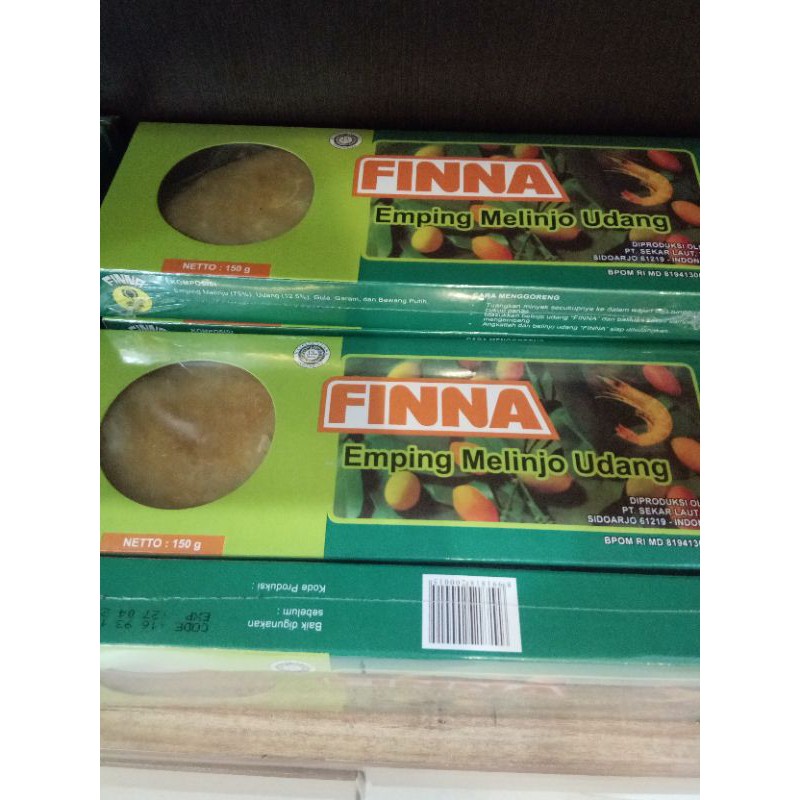 Jual Finna Emping Blinjo Udang/ Emping melinjo udang 150Gr | Shopee ...
