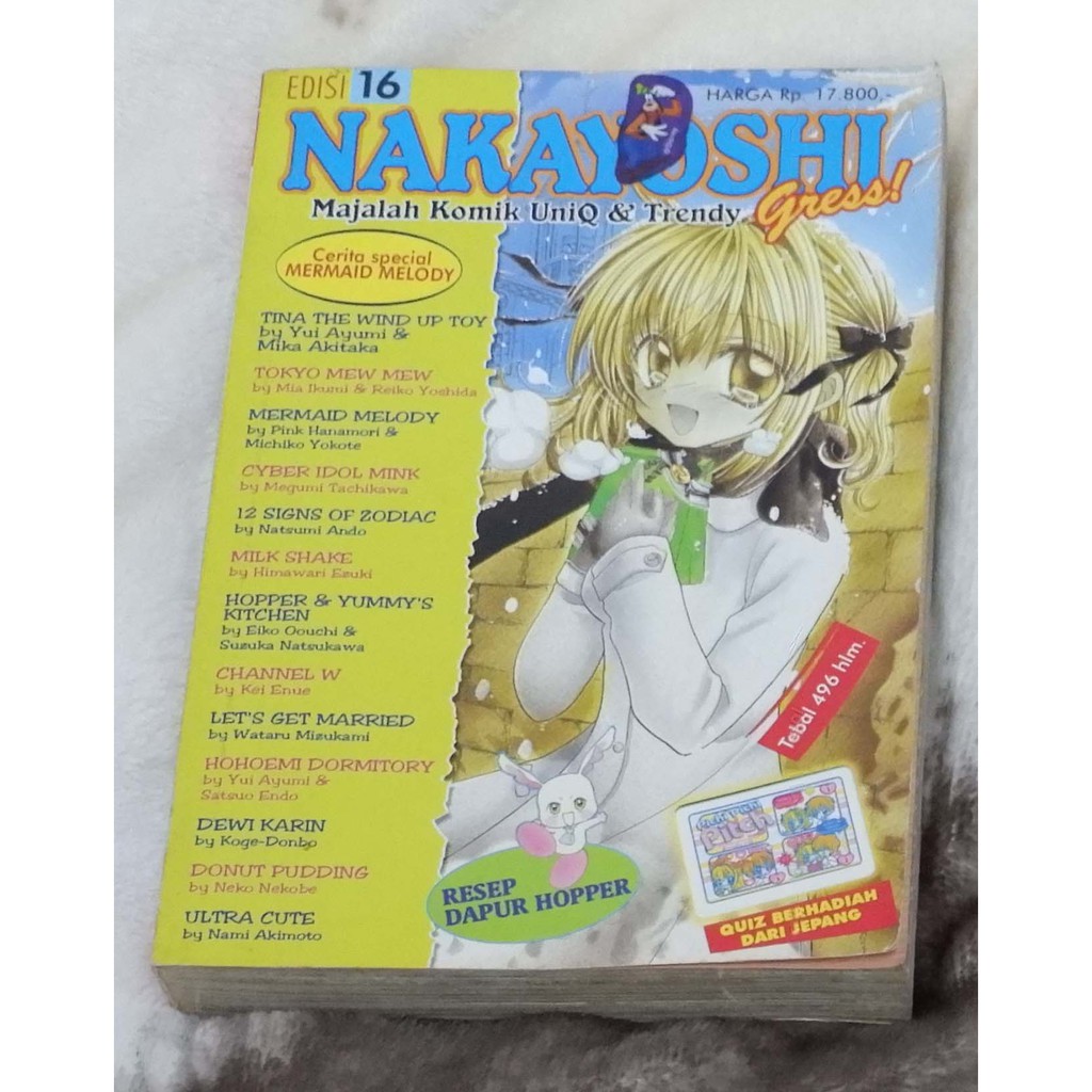 Jual Komik Nakayoshi Vol 16 - 20 (tahun 2005) | Shopee Indonesia