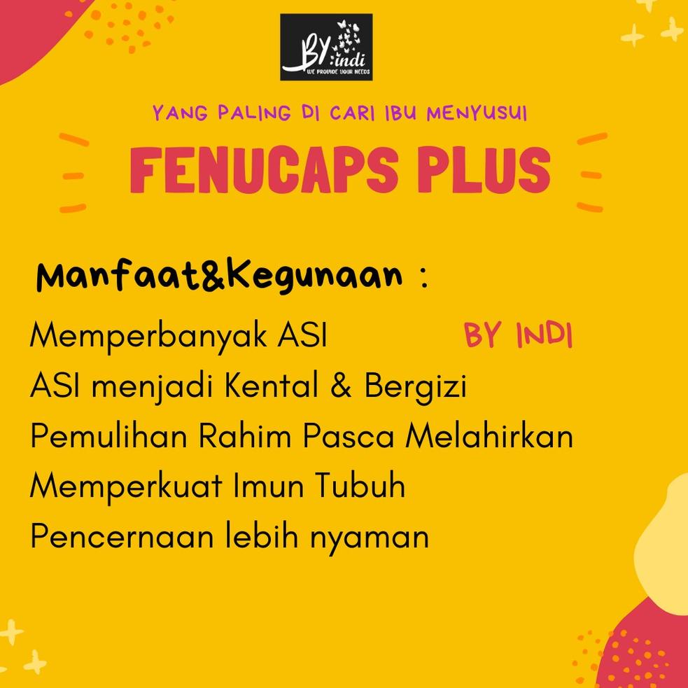 Jual [KODE PRODUK RDTIC4594] [ECER] FENUCAPS PELANCAR ASI BOOSTER ASI ...