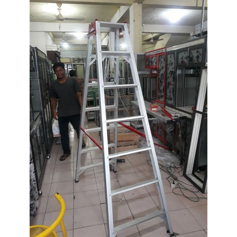 Jual Tangga Lipat Alumunium 3m | Shopee Indonesia