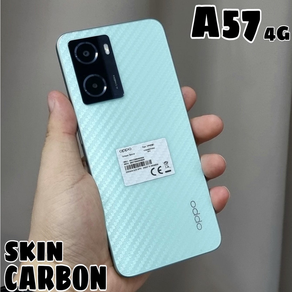 Jual Skin Karbon Antigores back OPPO A17 2022 / A77S / A57 2022, A76 ...