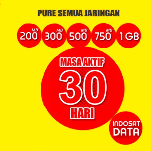 Jual Paket Data Kouta Mini Indosat Im3 24 Jam masa aktif paket data 30 ...