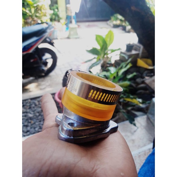 Jual MANIPOL INTAKE MANIFOLD TIGER KARET TEFLON MIRING PNP CB MP GL TIGER | Shopee Indonesia