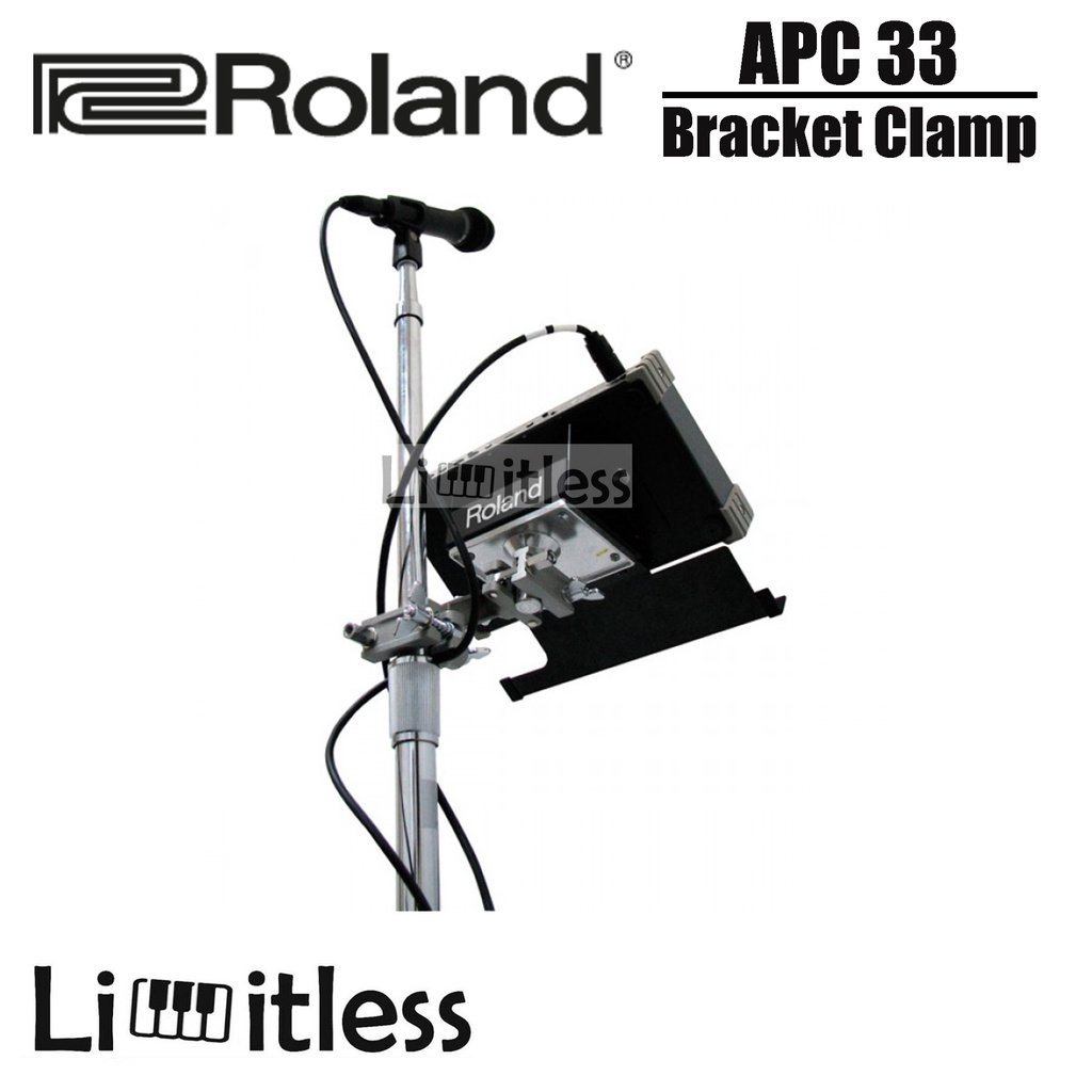 Jual Roland APC33 APC-33 Mounting Bracket Clamp for Roland SPD Original ...