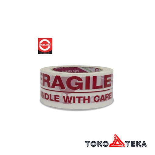 Jual COD Daimaru Lakban Fragile 48 x 100mm JANGAN DIBANTING Isolasi ...