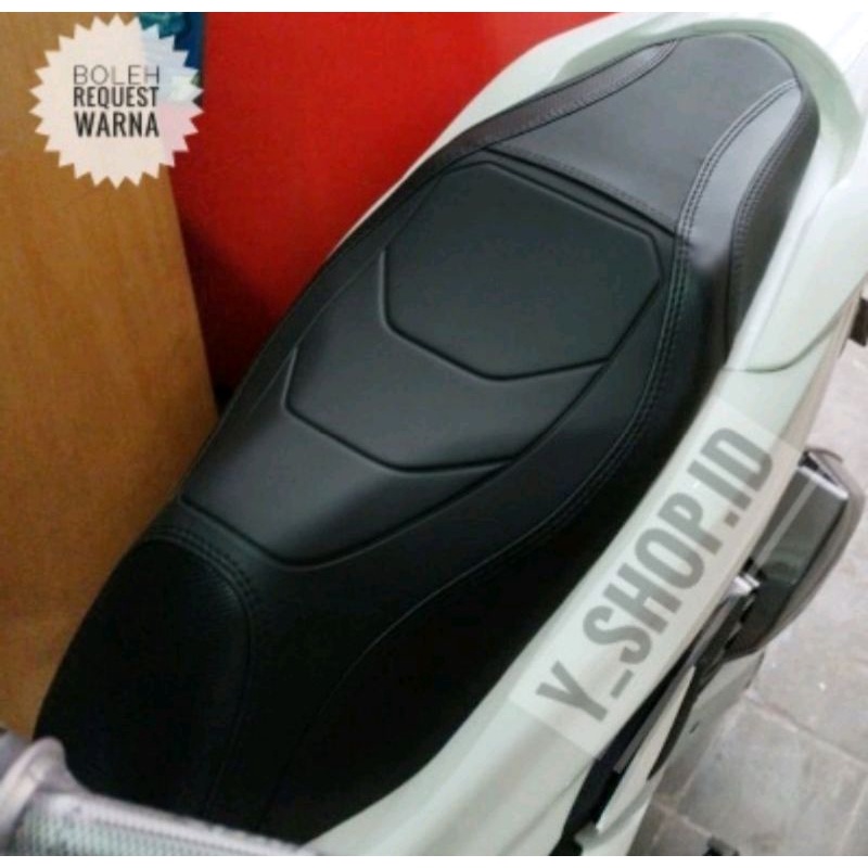 Jual kulit jok pcx 150 dan pcx 160 custom model Eropa / cover jok Honda ...