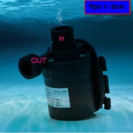 Jual Pompa air celup mini submersible 12V DC 12 volt 12 v aquarium ...