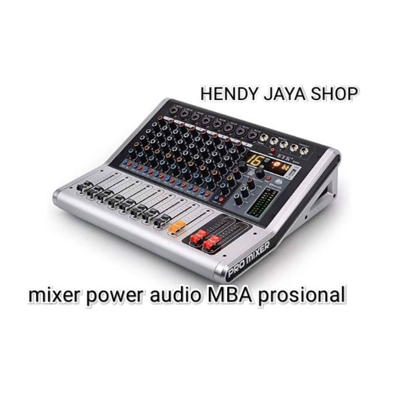 Jual power mixer audio MBA KA08-P Propesional | Shopee Indonesia