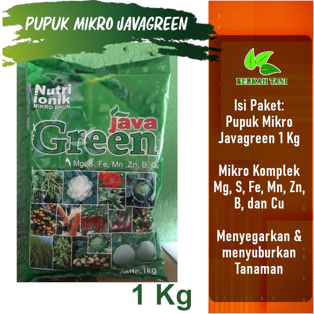 Jual Pupuk Java Green 1Kg Pupuk Mikro Komplek | Shopee Indonesia