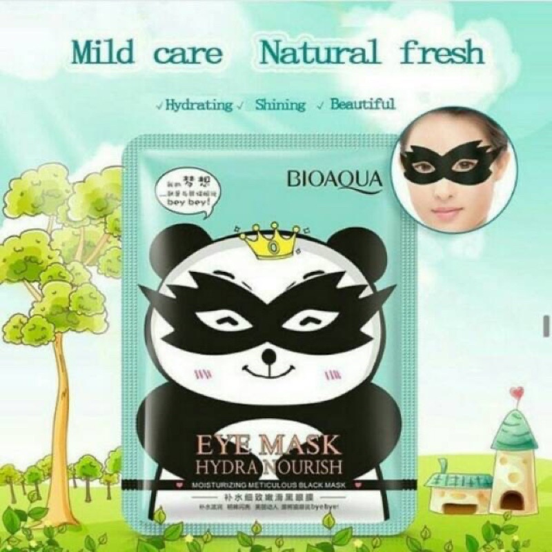 Jual Panda Eye Mask Masker Mata Wajah b*o Aq*a Korea Kantong Mata Panda ...