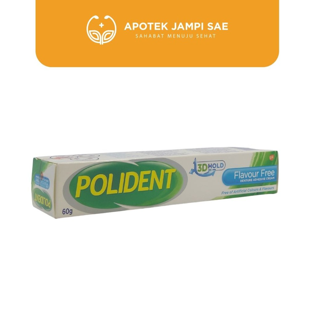 Jual POLIDENT FLAVOUR FREE 60 GR | Shopee Indonesia