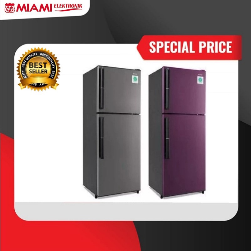 Jual Lemari Es SHARP 2 Pintu SJ326GC / Kulkas SHARP 256 Liter SJ326GCSD ...