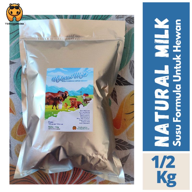 Jual Natural Milk 1/2 kg - Susu Formula Hewan - Susu Formula Anti ...