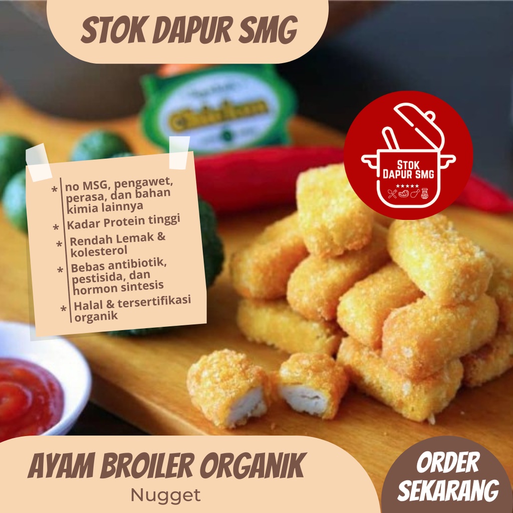 Jual Berkah Chicken Nugget Ayam Broiler Prebiotik Organik Frozen / Beku ...