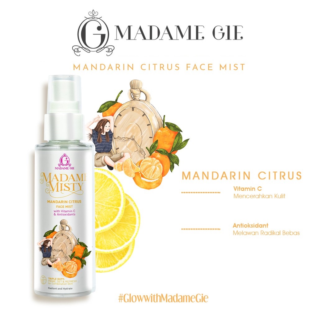 Jual Madame Gie Madame Misty-Face Mist Spray | Shopee Indonesia