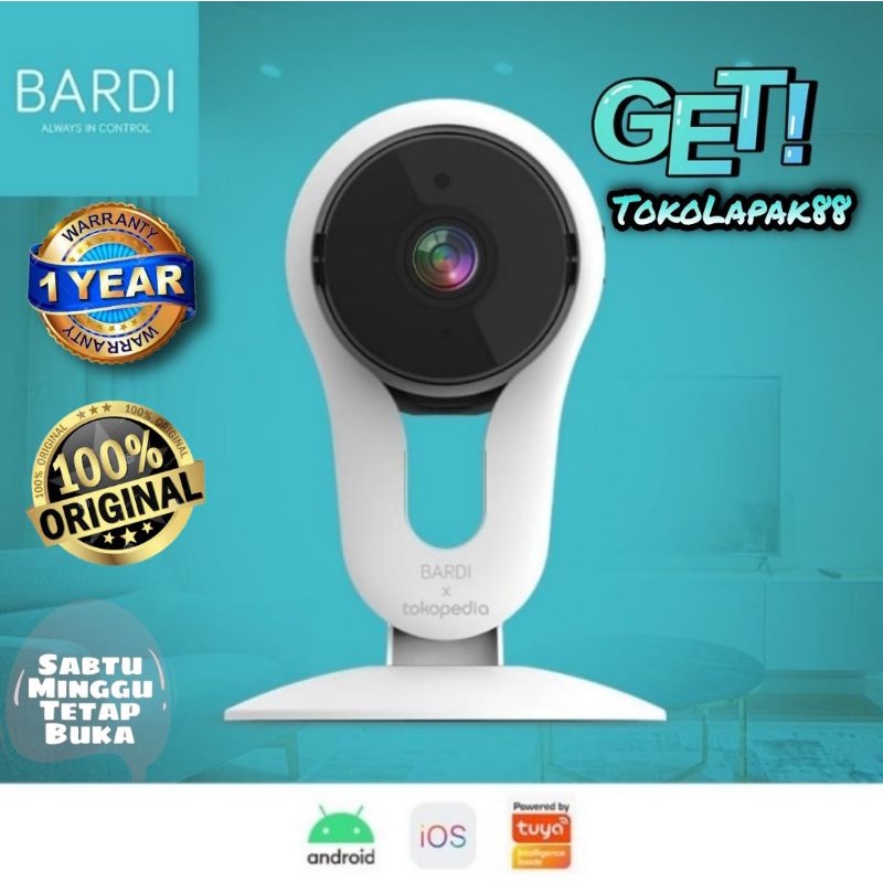 Jual BARDI Smart CCTV Indoor Static IP Camera CCTV IPCAM 1080 HD ...