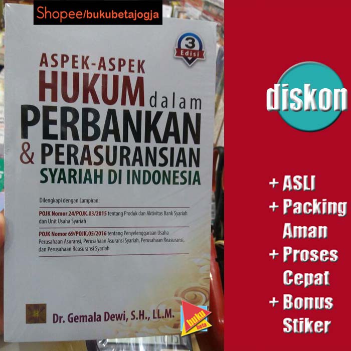 Jual Aspek-Aspek Hukum dalam Perbankan dan Perasuransian Syariah di Indonesia Edisi 3 - Gemala ...