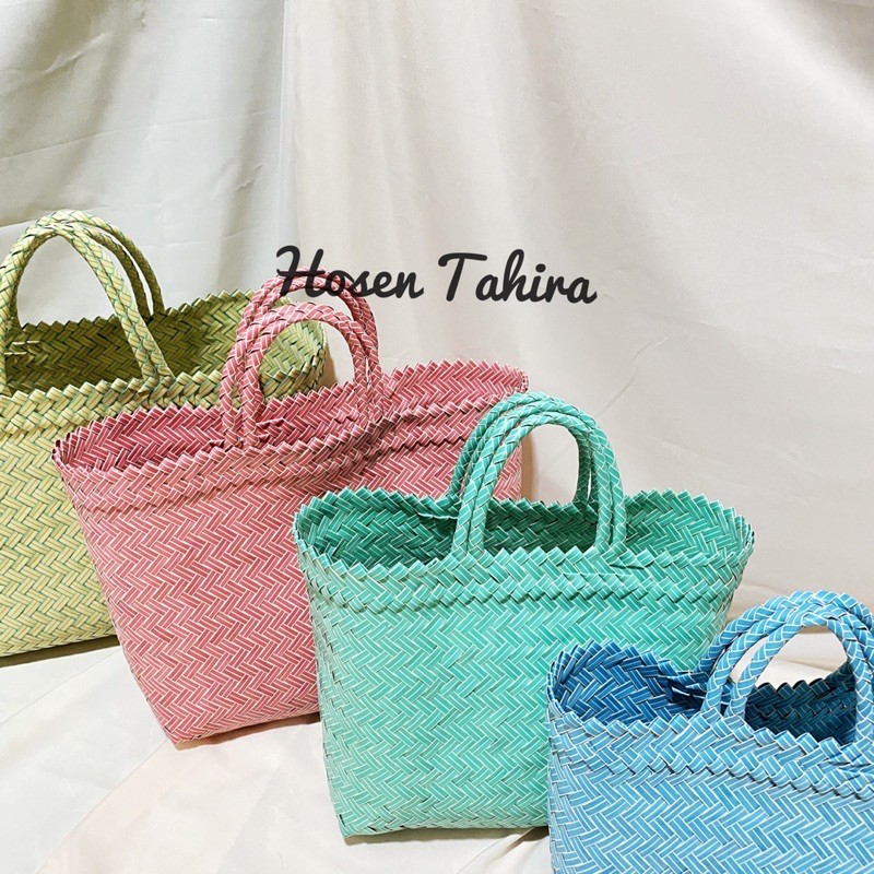 Jual Tas Anyam Plastik Bali / Tas Pasar Plastik / Tas Belanja Plastik ...