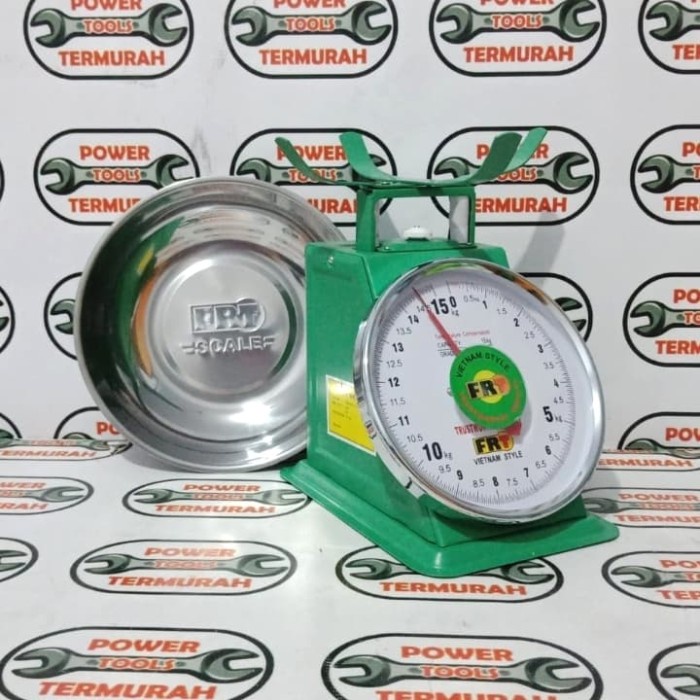 Jual Timbangan Duduk 15 KG FRT Jarum Analog Dapur Kue Buah 15kg Mdl ...