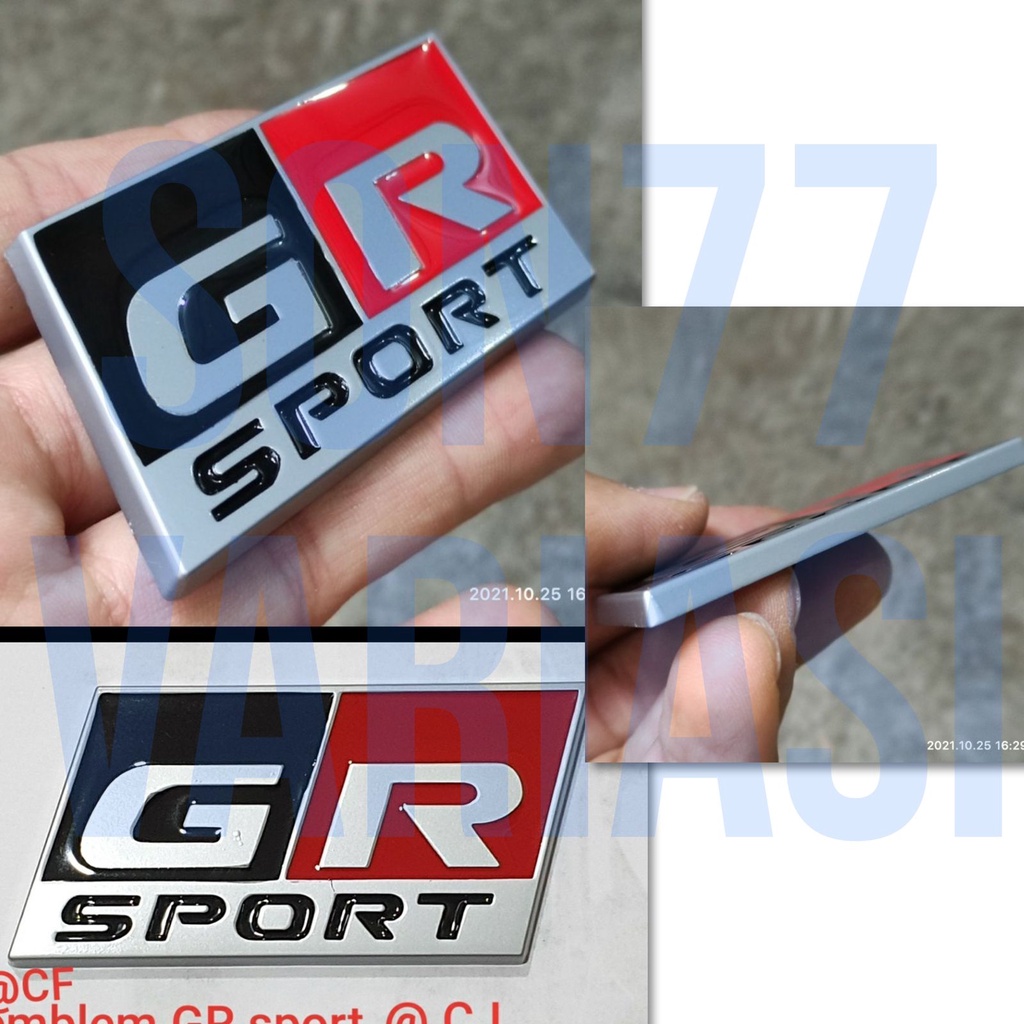 Jual Emblem GR sport tulisan GR sporty emblem Gazo Racing sport ...