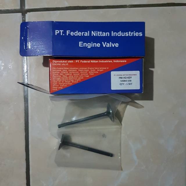 Jual Set Payung Klep In Ex Honda Vario 150 Engine Valve FNI-H2-KZY Federal Nittan Industries ...