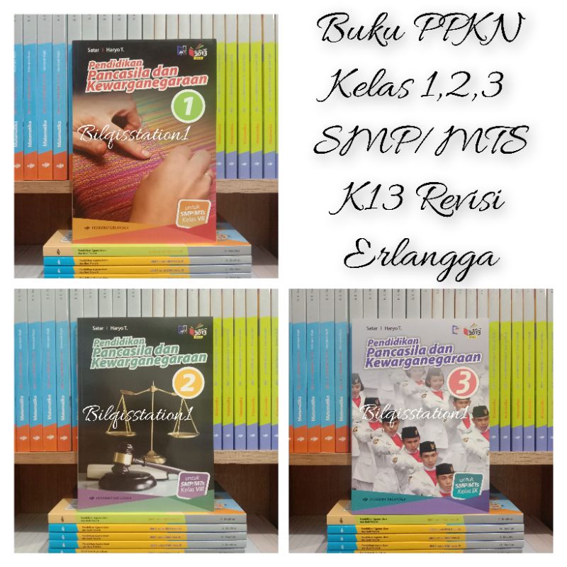 Jual Buku PPKN Kelas 7/VII 8/VIII 9/IX SMP K13 Revisi Erlangga | Shopee Indonesia